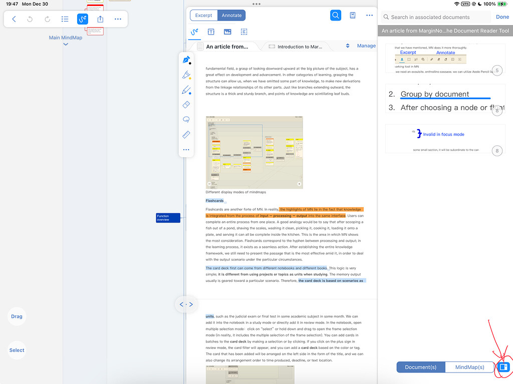 希望搜索栏贴边功能回归 - iPadOS版本 - MarginNote 中文社区
